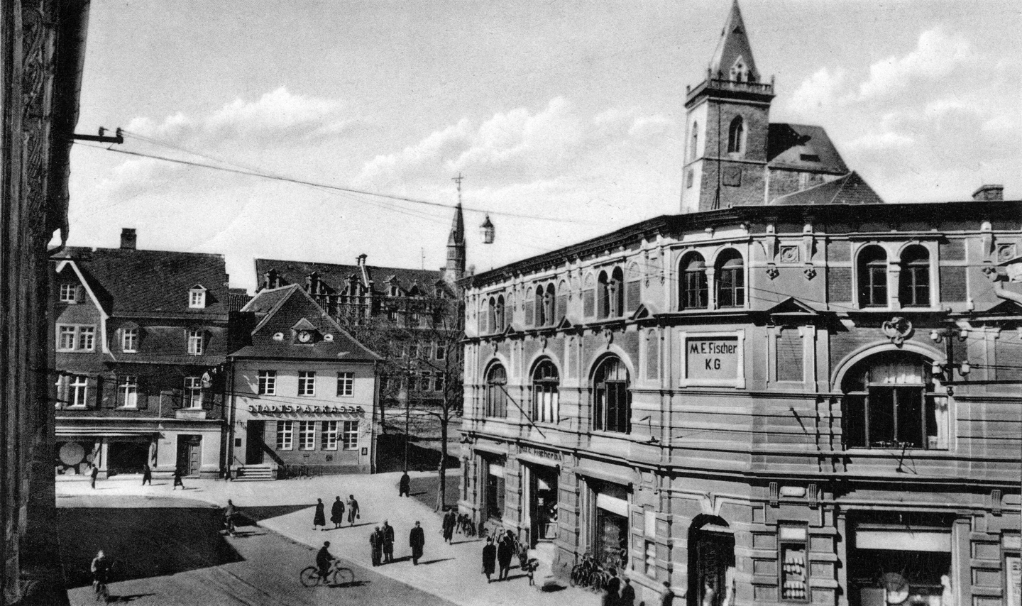Staßfurt-Steinstraße-Sandplatz um 1940