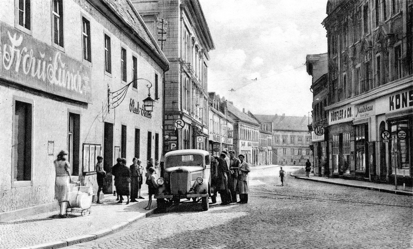 Staßfurt Steinstraße 1950er Jahre
